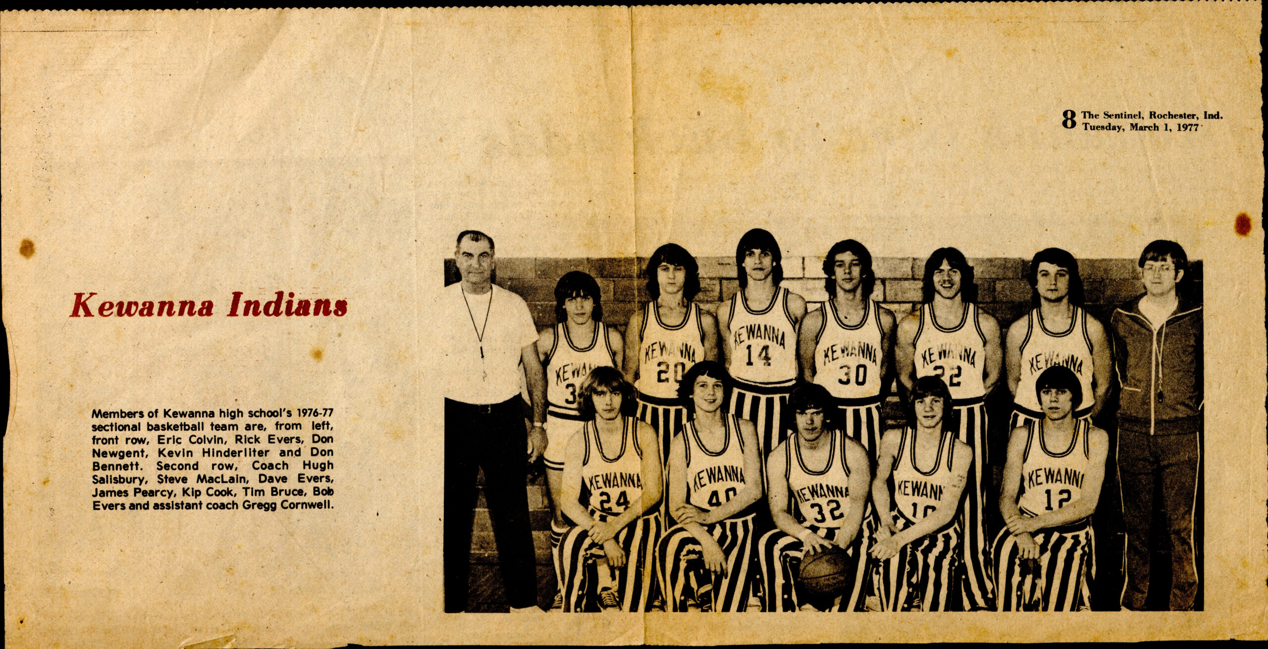 Kewanna Basketball pictures – Kewanna History